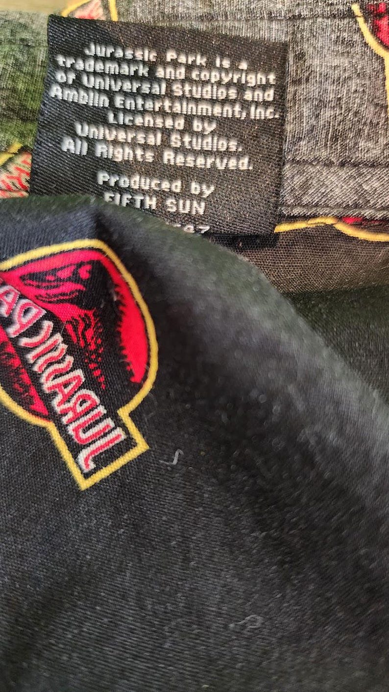 Jurassic Park Gift Set, Two Shirts & Large Coffee Mug, Universal/amblin ...