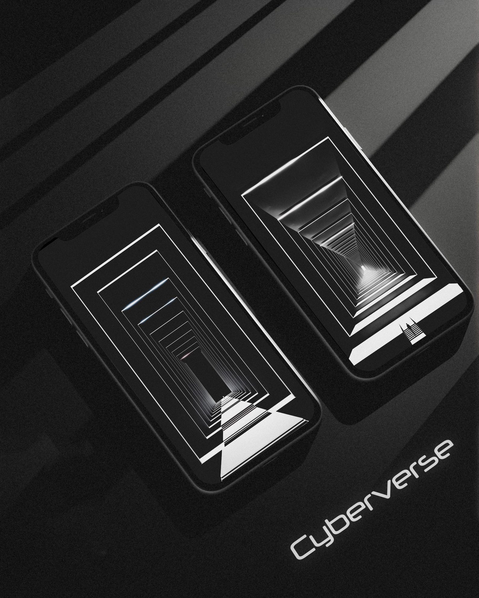 5 Symmetry Art Minimalist Monotone Wallpapers - Etsy