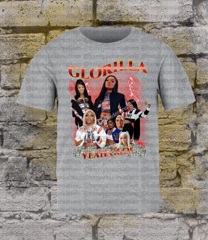 Glorilla Rapper 3 Designs, PNG Classic - Etsy