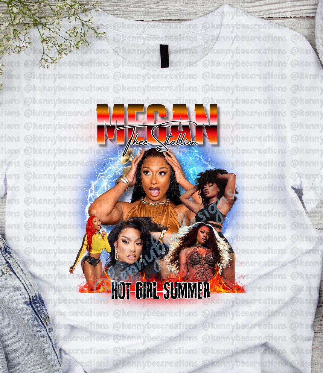 Meg Thee Stallion, Rapper 3 Variations, PNG Design - Etsy