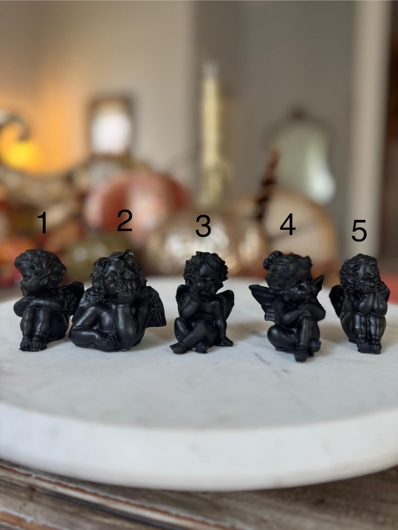 Concrete Cherub Sitting Decor - Etsy