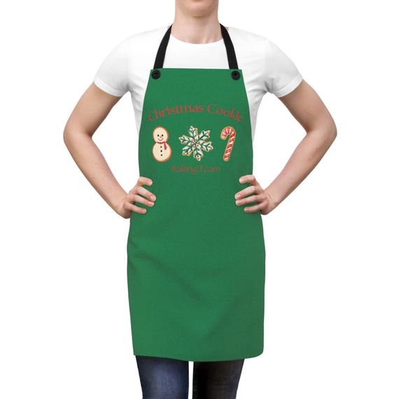 Christmas Apron Holiday Cookie Baking Apron Festive Cooking Apron Seasonal Kitchen Apron Gift for Bakers Etsy UK