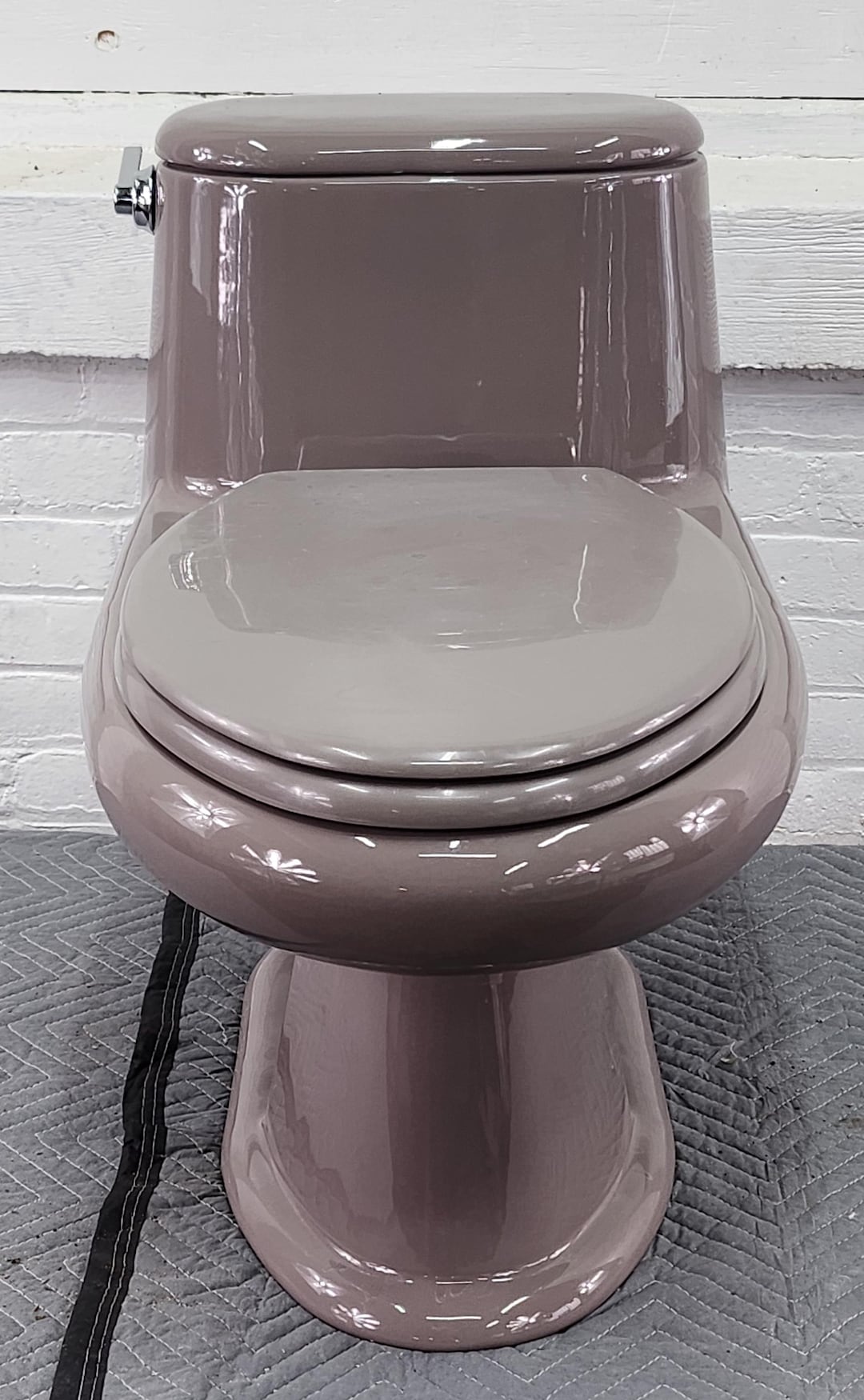 Brown Vintage Bathroom Toilet With Seat Universal Rundle - Etsy