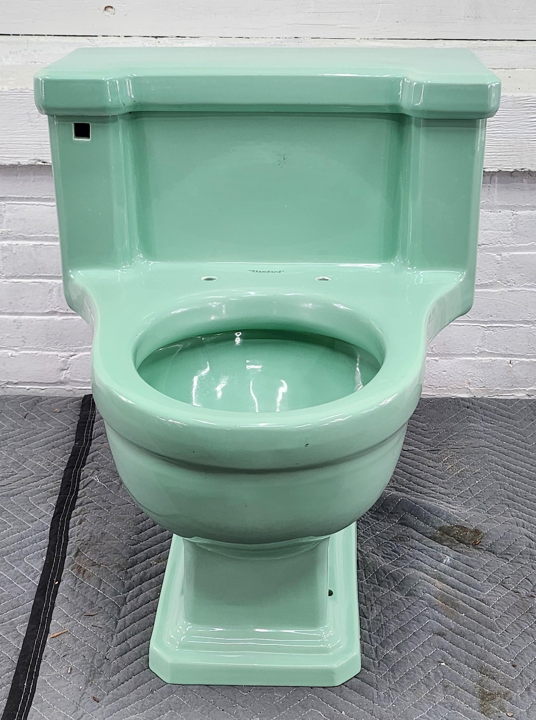 Mint Green Toilet Vintage Bathroom Lowboy American Standard Art Deco - Etsy