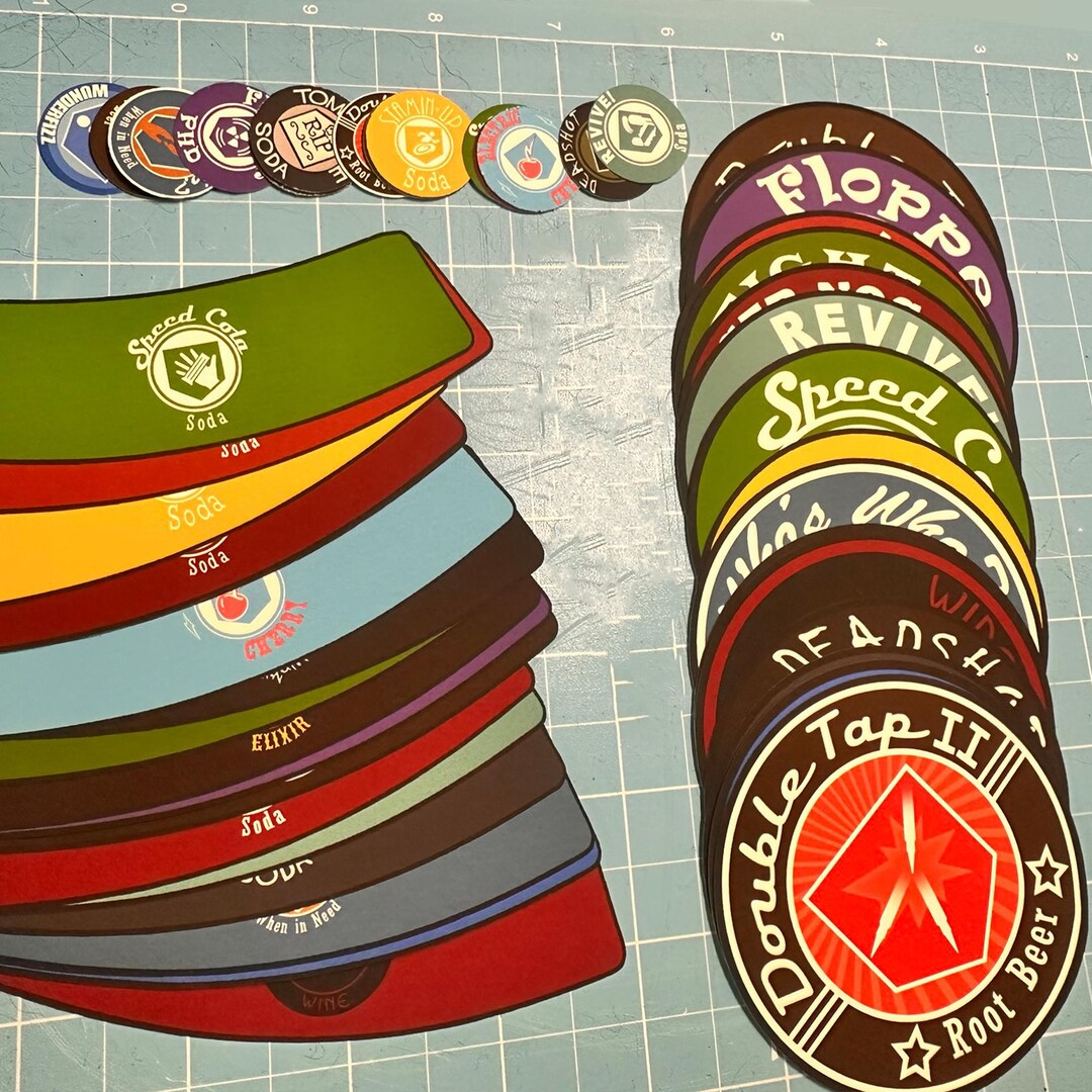 Perk a Cola: Enhanced Replicas Full DIY Sticker Collection - Etsy UK