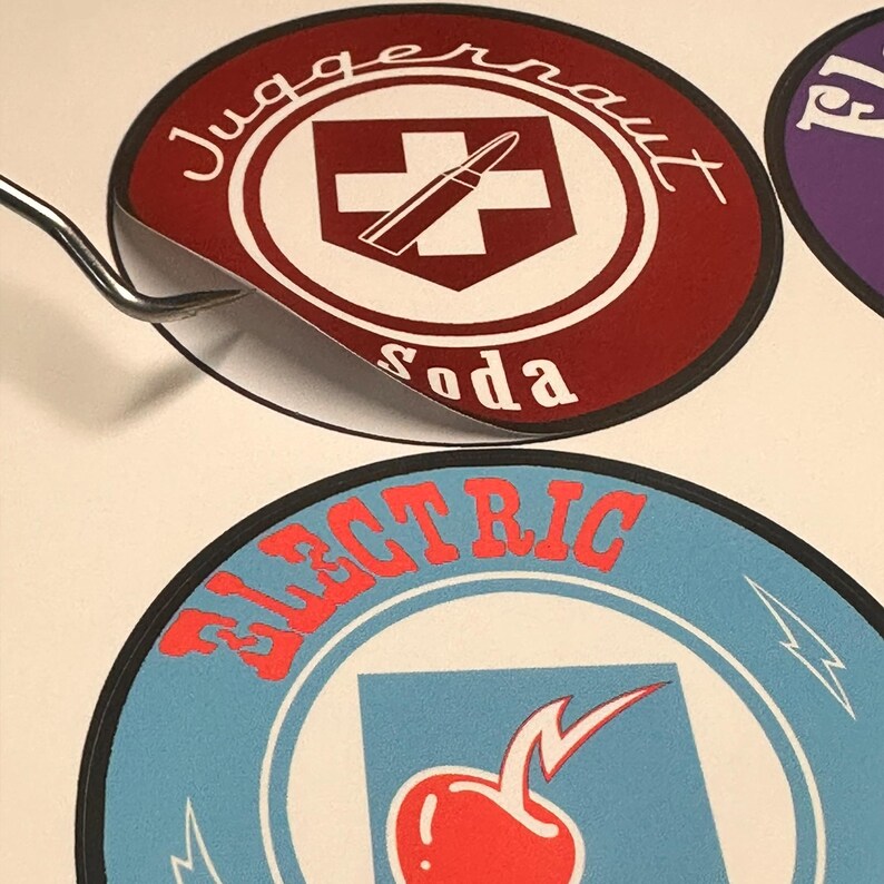 Perk a Cola: Réplicas mejoradas: colección completa de calcomanías DIY ...