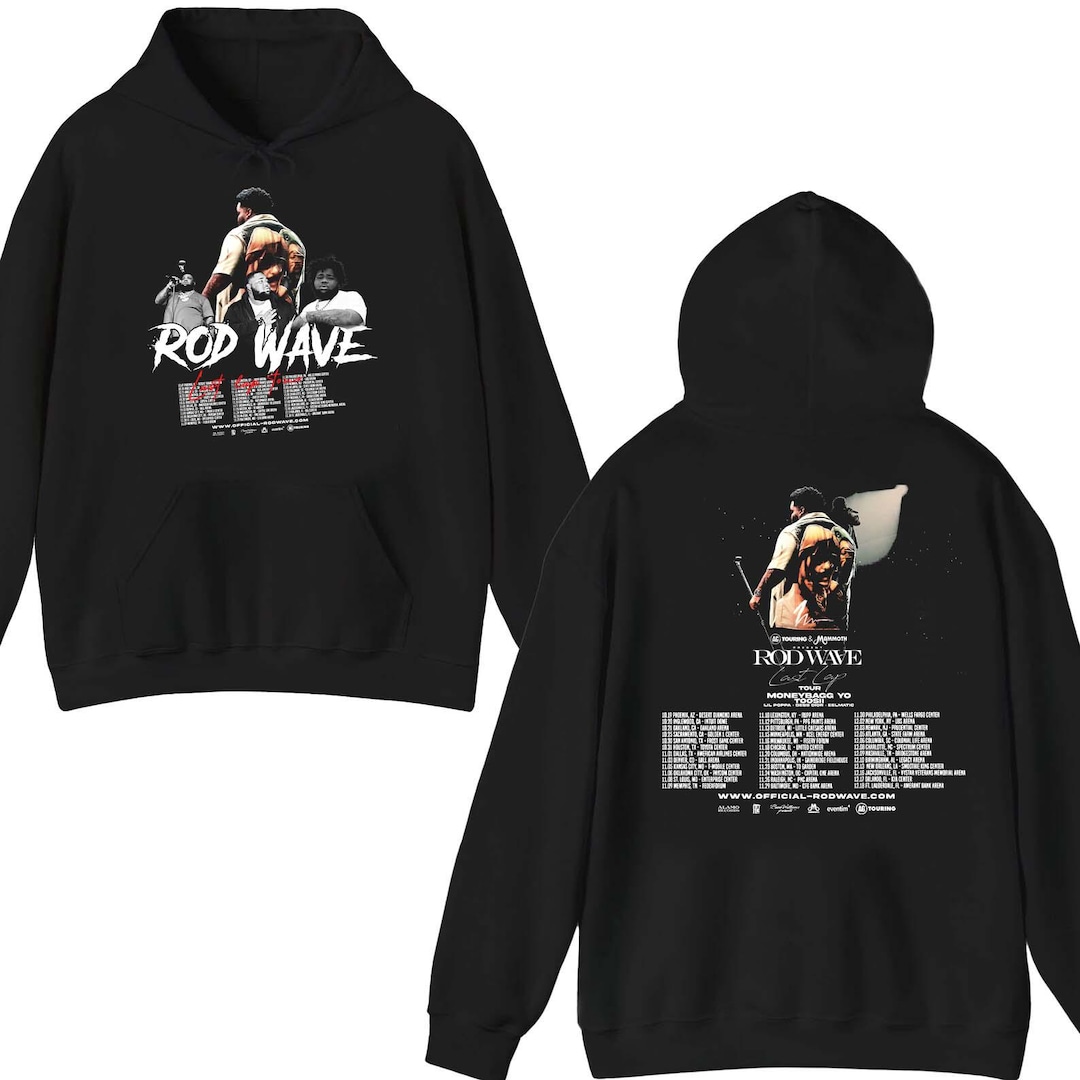 Rod Wave Last Lap Tour Hoodie, Rod Wave 2024 Concert Merch, Rod Wave ...