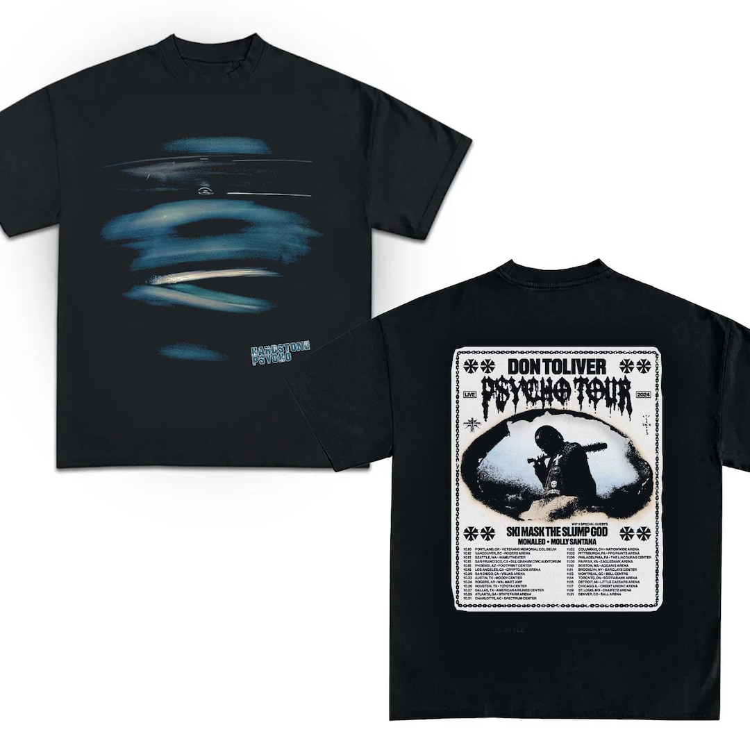 Don Toliver Promise Land Hardstone Psycho Album Tour Merch Tee Don ...