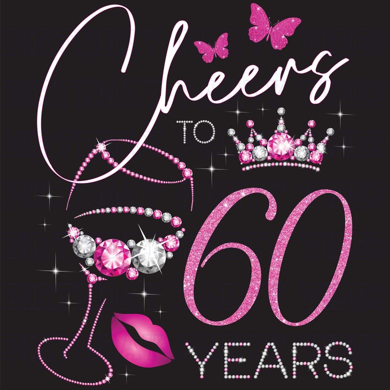 Printable Paint 60 Birthday - Etsy UK