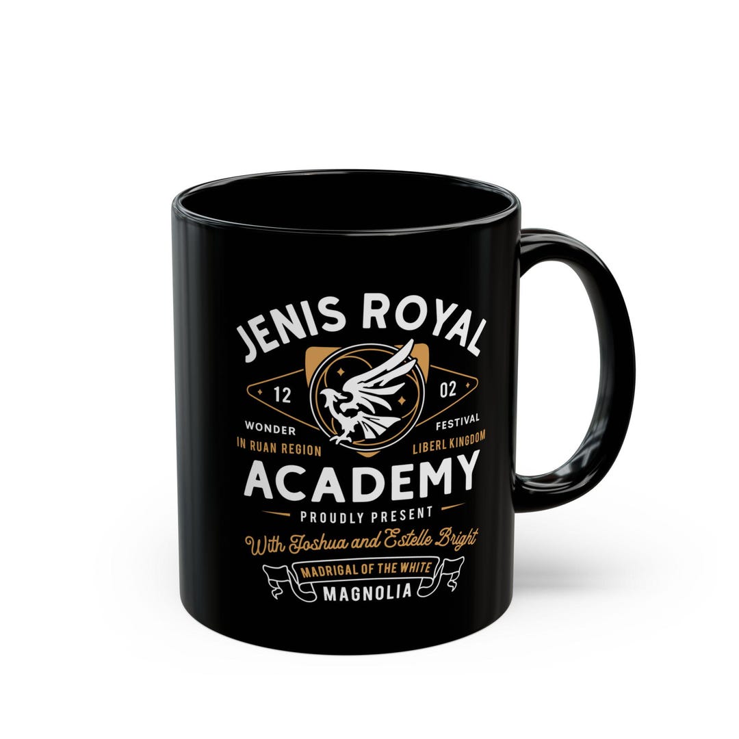 Jenis Royal Academy Emblem Black Mug (11oz or 15oz) // the Legend of ...