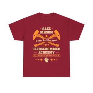 Alec Mason Mars Academy Unisex T-shirt // Red Faction Video Game ...