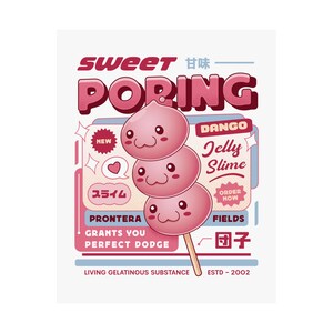 Poring Dango Matte Vertical Poster. Ragnarok Online Video Game // Slime ...