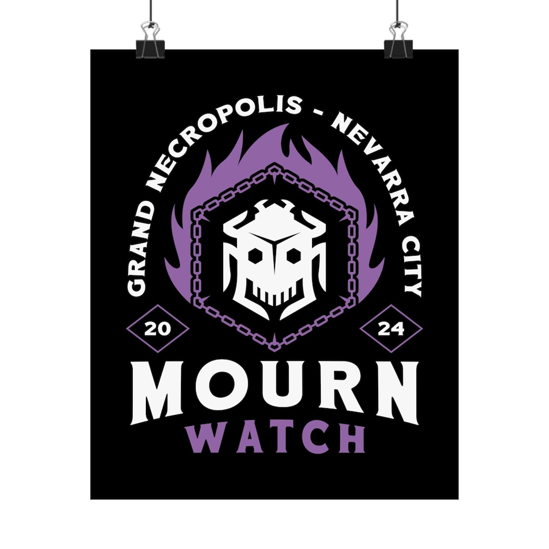 Mourn Watch Emblem Matte Vertical Poster // Dragon Age the Vielguard ...