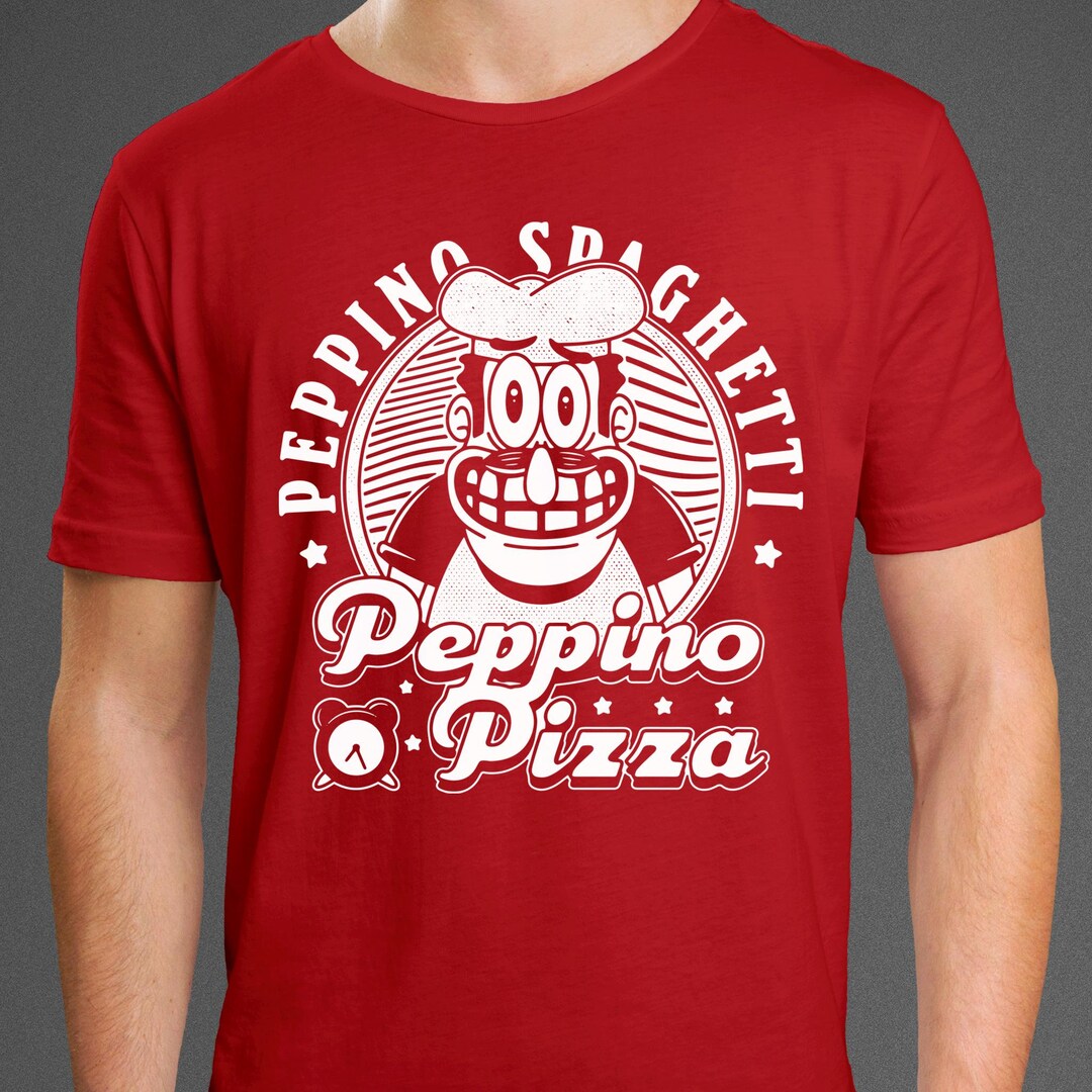 Peppino Pizza Crest Unisex T-shirt // Pizza Tower Video Game // Gaming ...