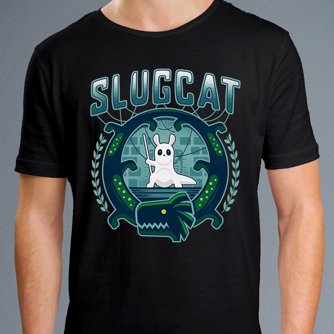 Slugcat Emblem Unisex T-shirt // Rain World Game // Gaming Tee // Gamer ...
