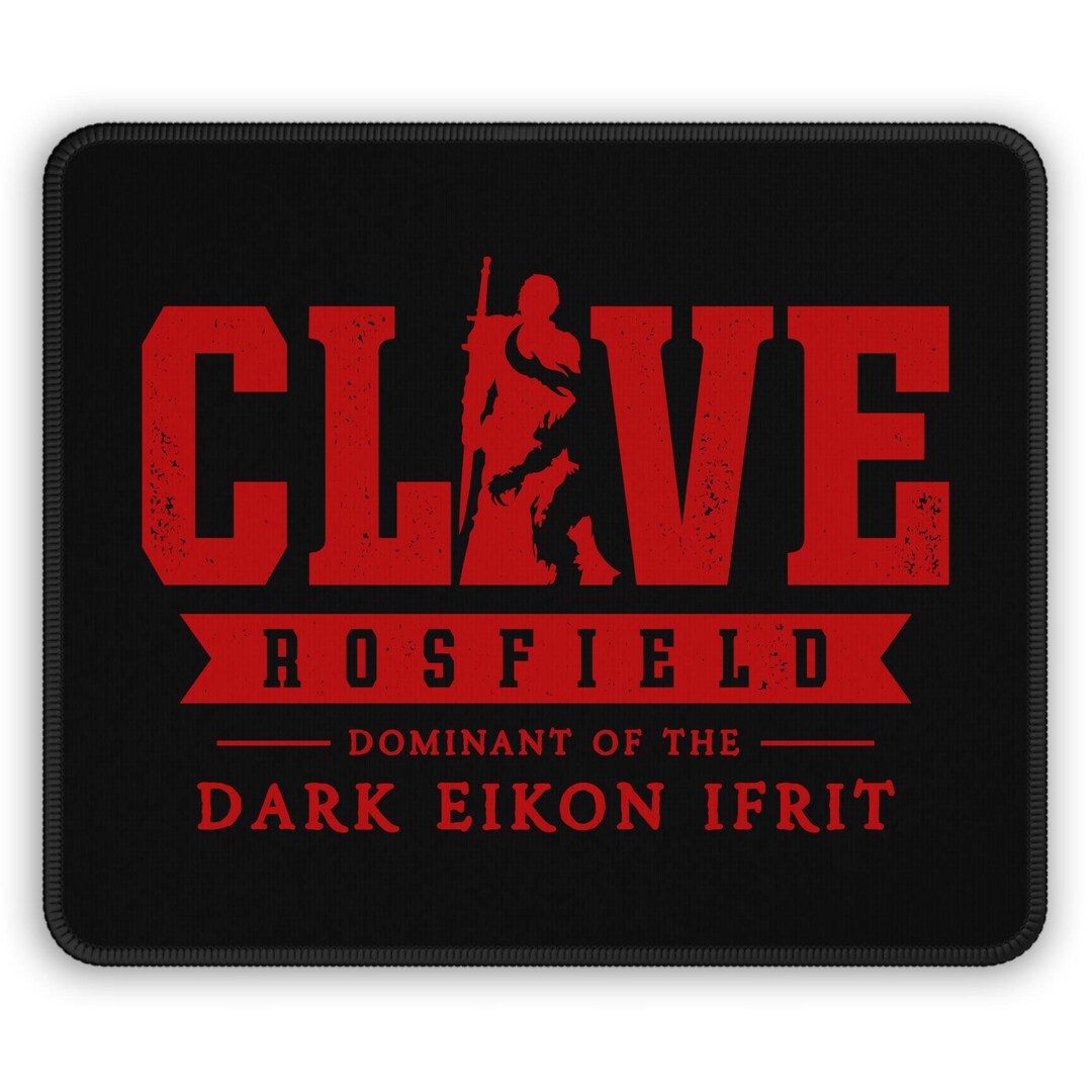 Mouse Pad Clive Rosfield Dark Eikon Emblem // Final Fantasy XVI Video ...