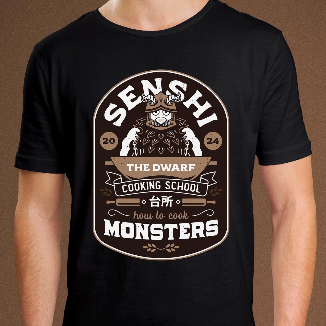 Dwarf Cooking School Emblem Unisex T-shirt // Delicious in Dungeon ...