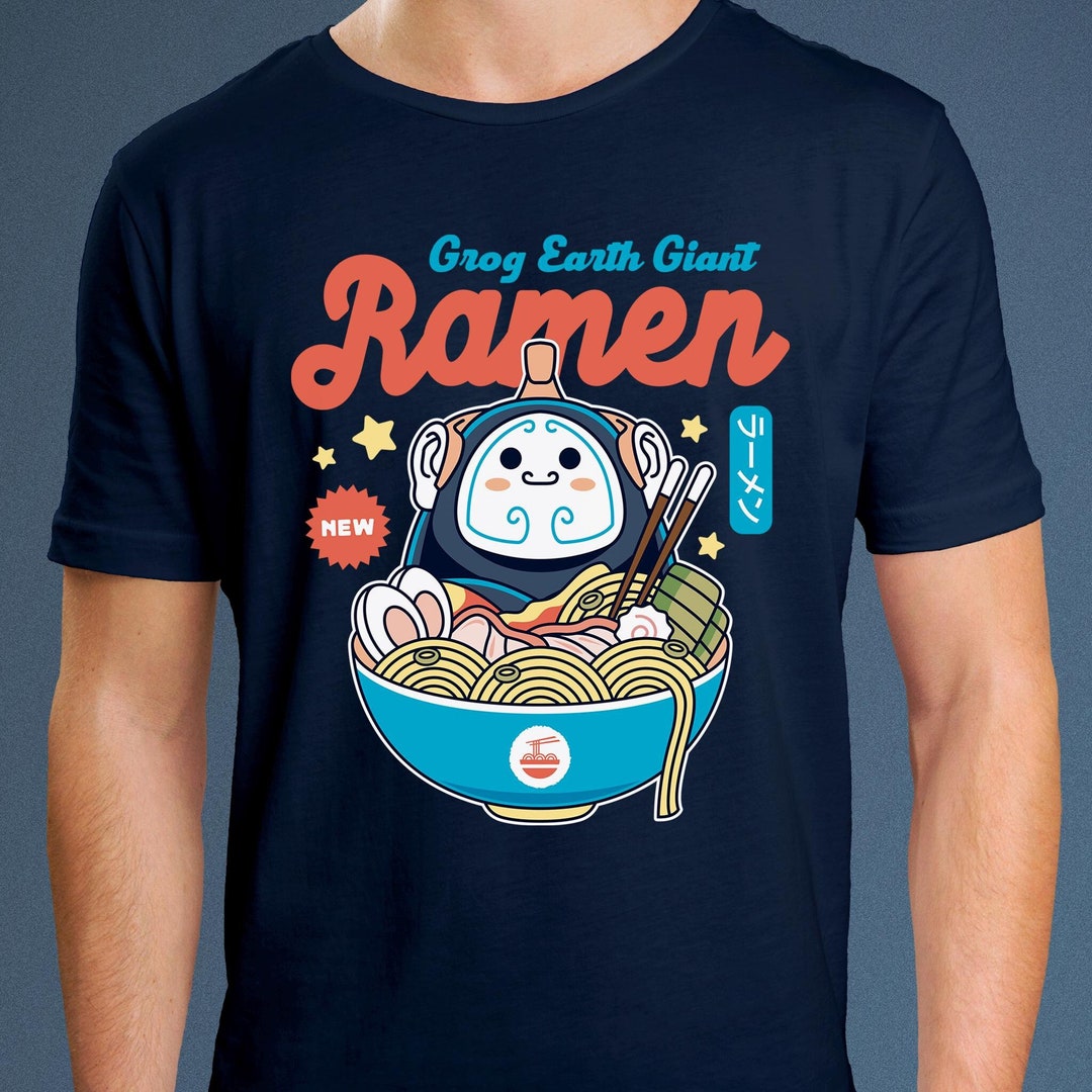 Grog the Earth Giant Ramen Unisex T-shirt // Coral Island Video Game ...