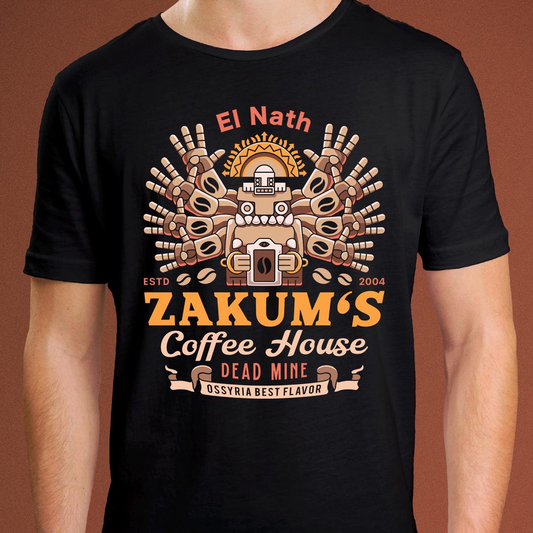 Zakum Coffee Emblem Unisex T-shirt // Maplestory Video Game // Gaming ...