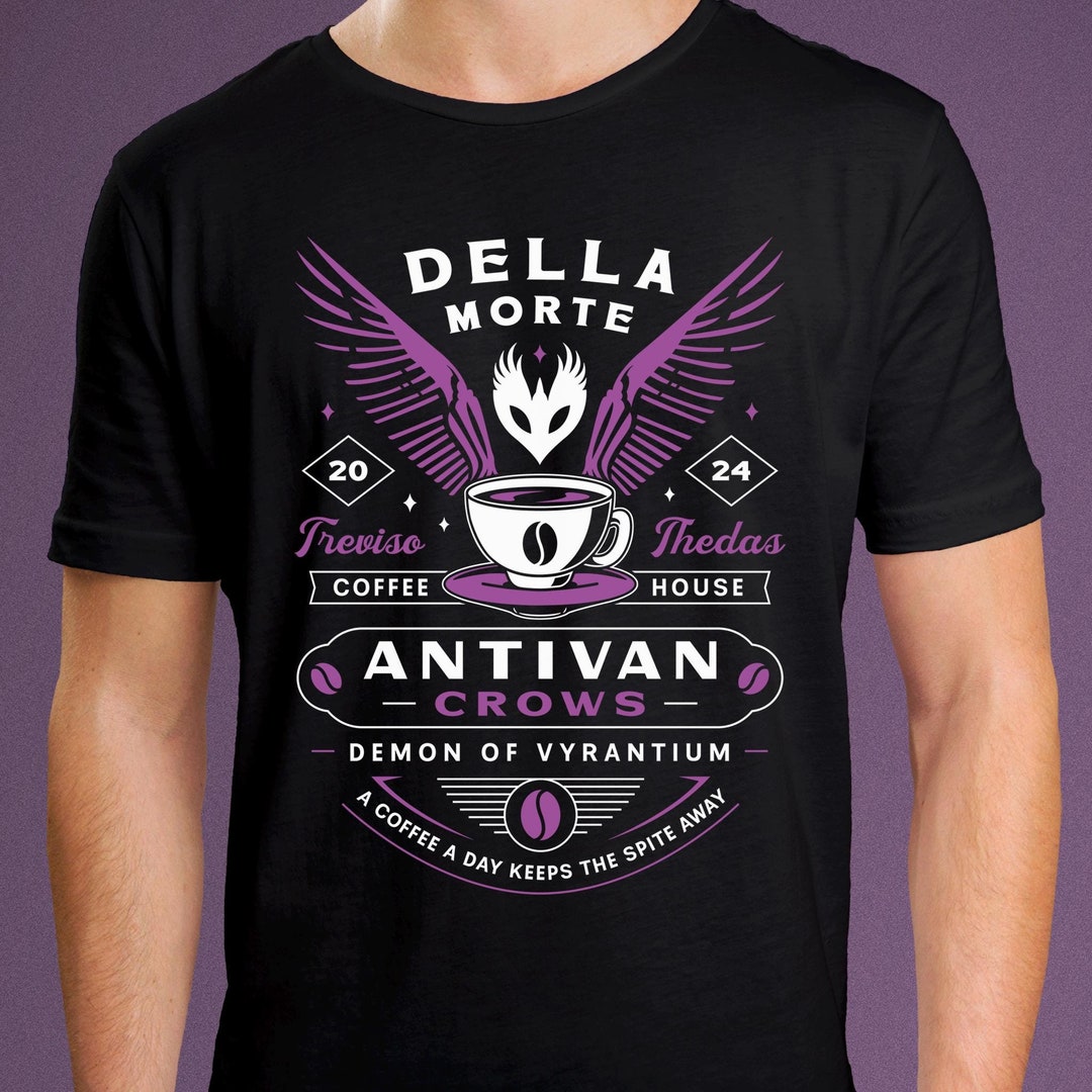 Antivan Crows Coffee Crest Unisex T-shirt // Dragon Age Veilguard Video ...