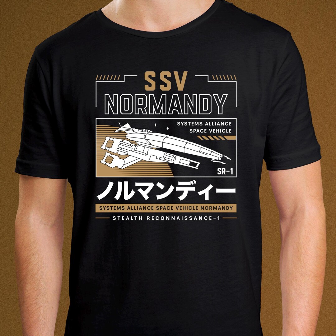 Ssv Normandy Aesthetic Unisex T-shirt // Mass Effect Video Games ...