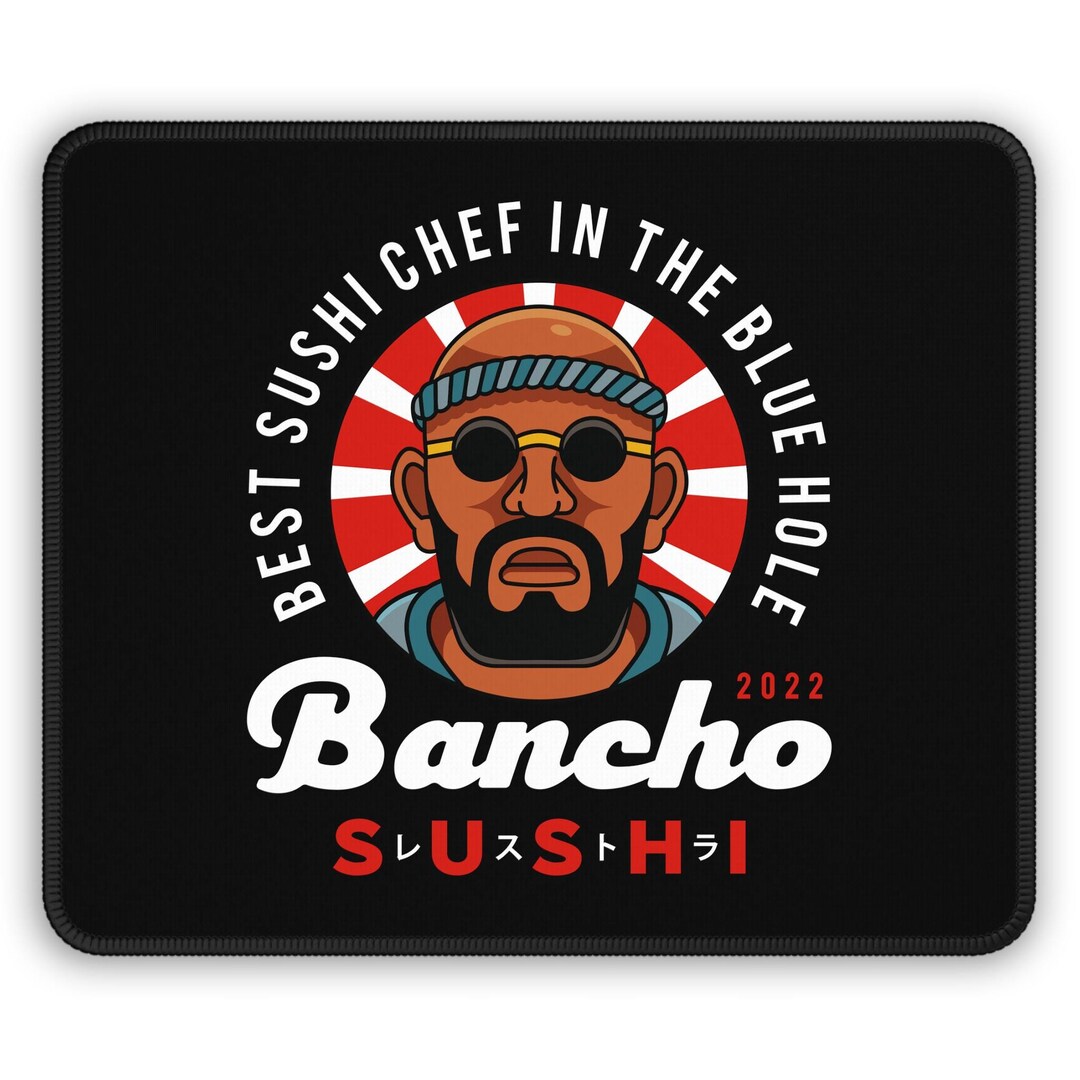Mouse Pad Bancho Sushi Emblem // Dave the Diver Video Game // Gaming ...