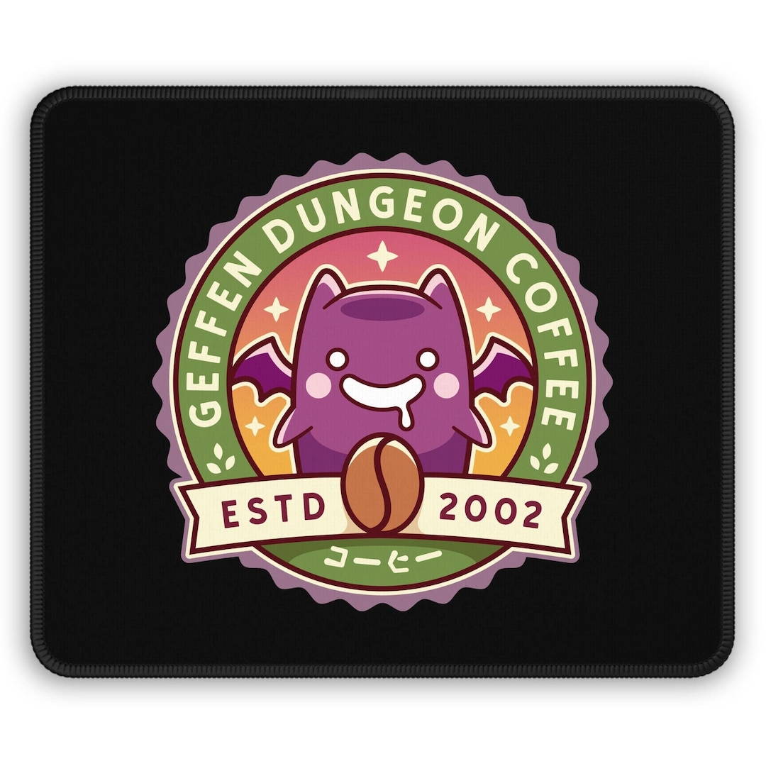 Mouse Pad Geffen Dungeon Coffee // Ragnarok Online Video Game // Gaming ...