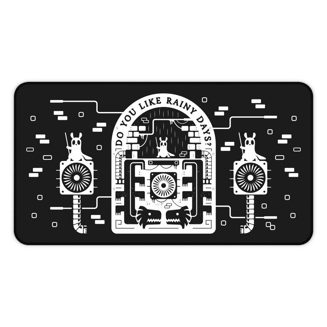 Slugcat Days Desk Mat // Rain World Video Game // Gaming // Gamer ...