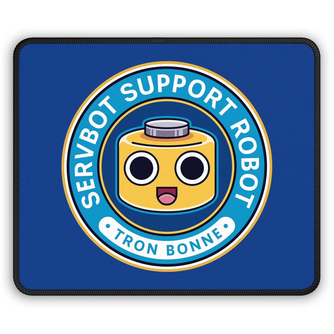 Mouse Pad Servbot Emblem // Mega Man Video Game // Gaming // Gamer ...