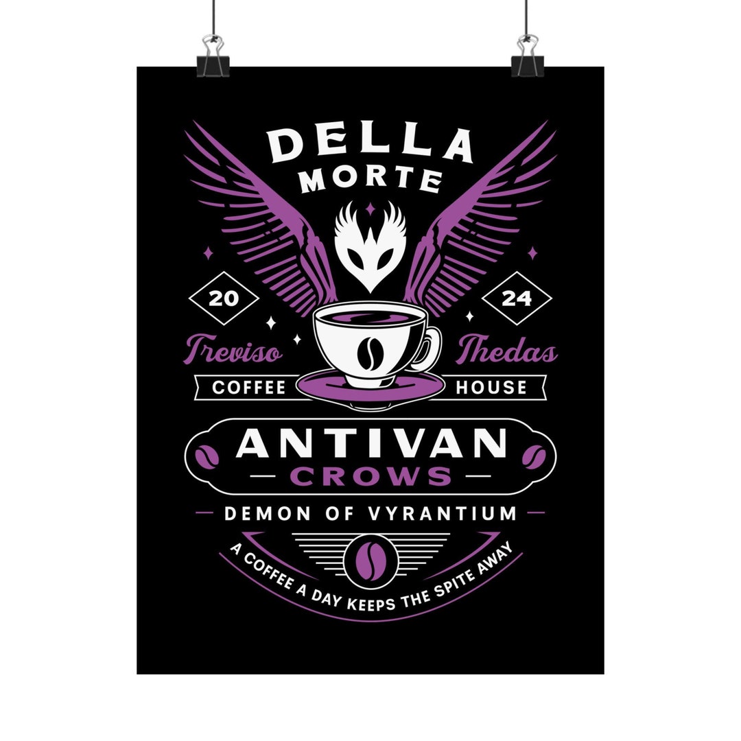 Antivan Crows Coffee Crest Matte Vertical Poster // Dragon Age the ...