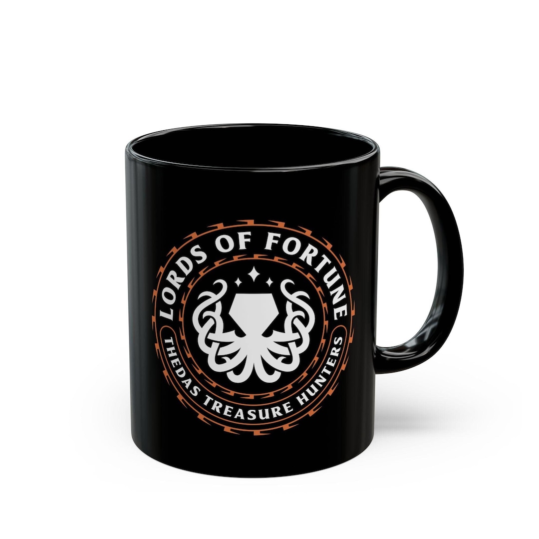 Thedas Lords of Fortune Emblem Black Mug (11oz or 15oz) // Dragon Age ...