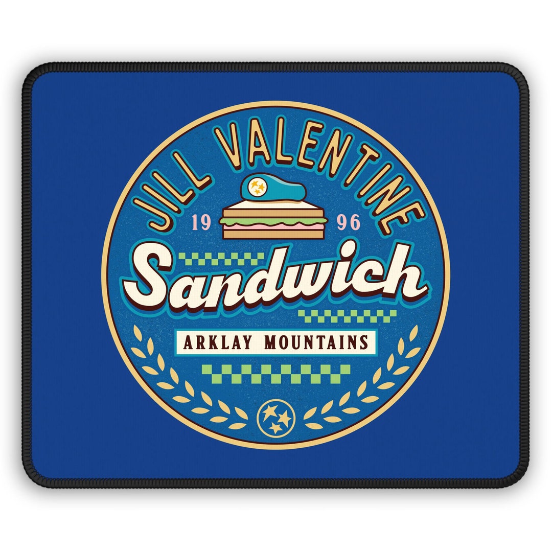 Mouse Pad Jill Valentine Sandwich // Resident Evil Video Game // Gaming ...
