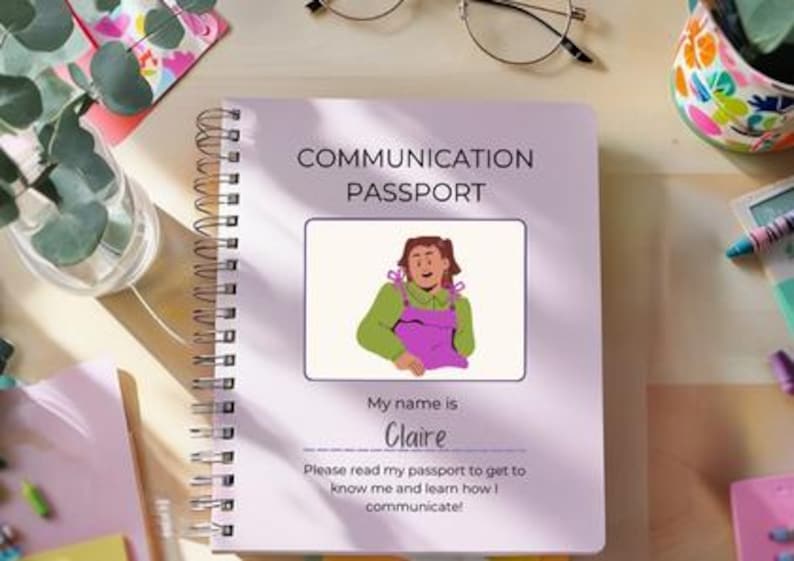 Communication Passport Template: Build Connections; Speech Therapy ...