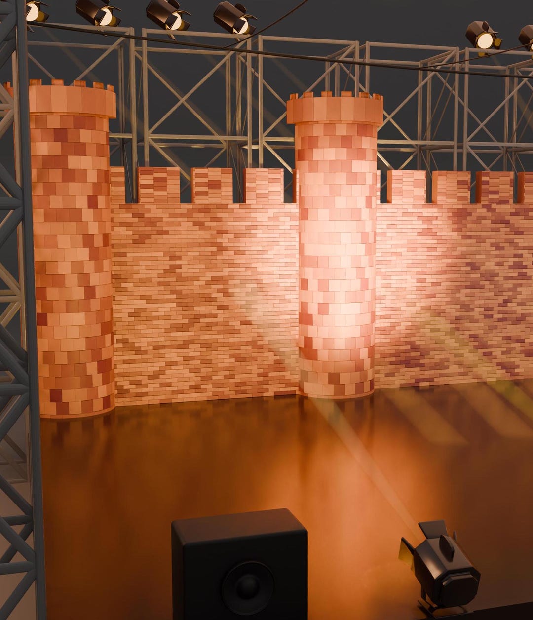 3D Spotlight With Light Cone (.blend File) - Etsy