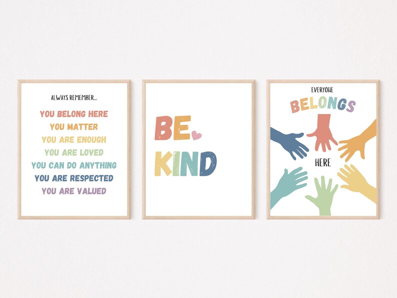 Diversity and Inclusion Posters, Inclusive Classroom Decor, Classroom ...