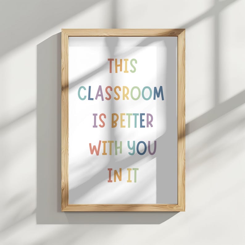 Boho Classroom Decor, Classroom Quotes, Inspirational Wall Art ...