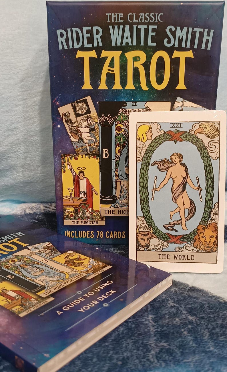 The Classic Rider Waite Smith Tarot Book & Deck. Includes 78 Cards and ...