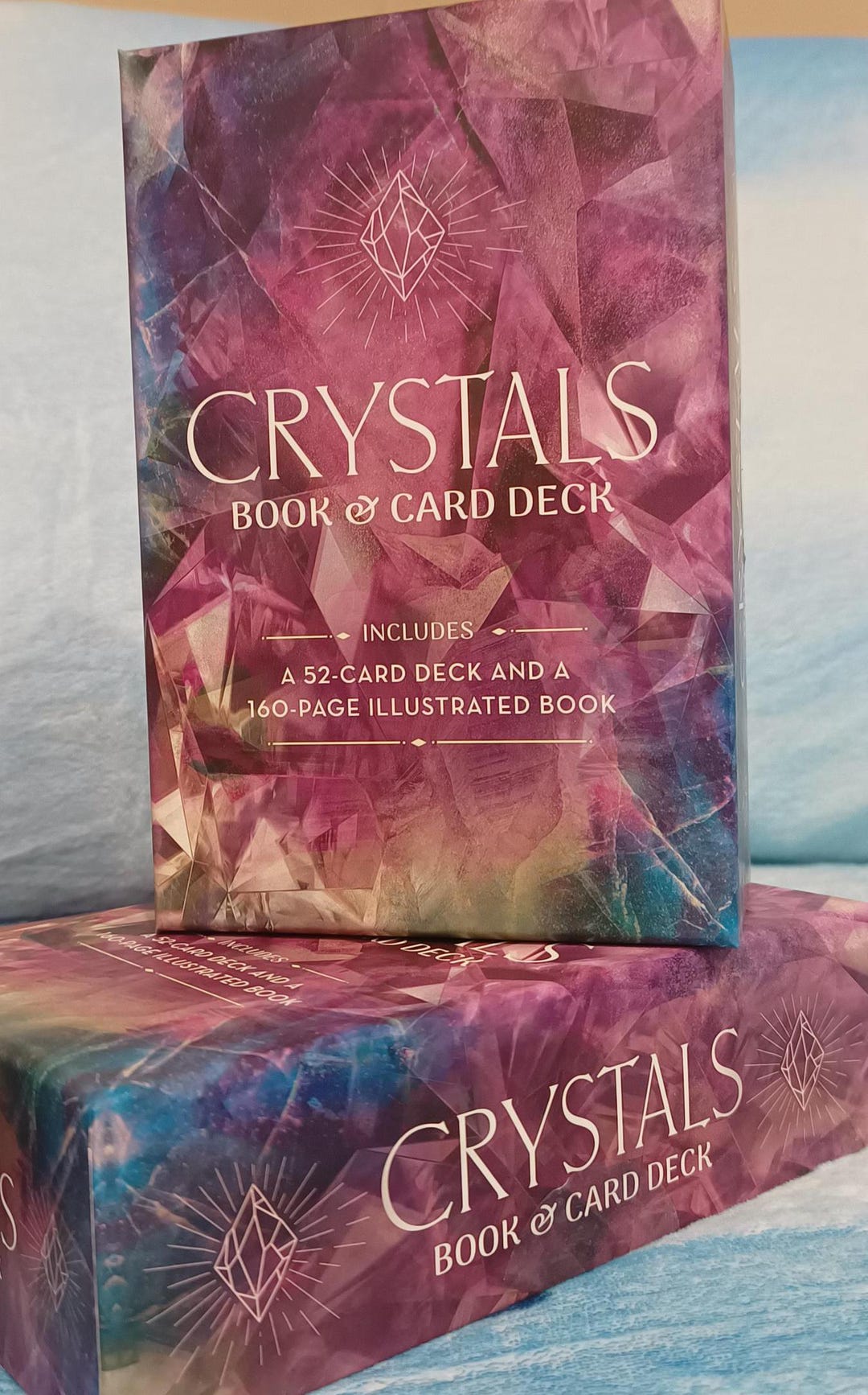 Crystal Card Deck With Illustrated Book - Etsy