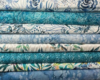 Teal and Fuchsia Fabric - Etsy