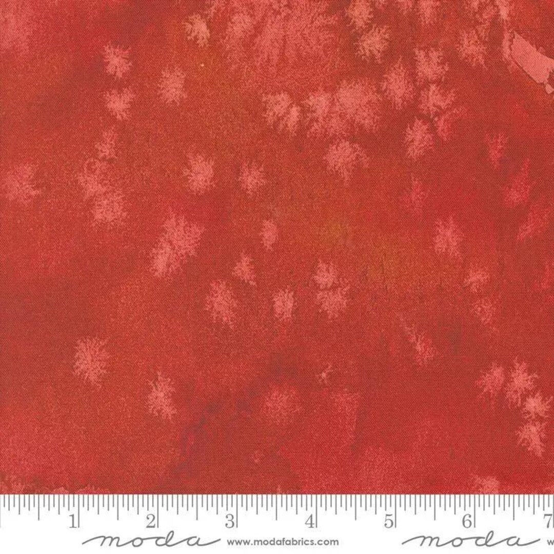 Rust Spice Floribunda Fabric - 8433 101 - Moda - by the Yard - Etsy