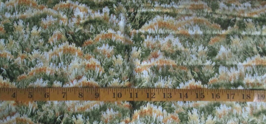 Green Gold Grass Landscape Fabric - 25811G - Quilting Treasures - by ...