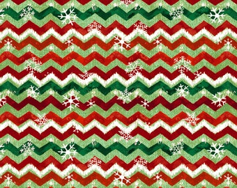 Red Chevron Fabric - Etsy