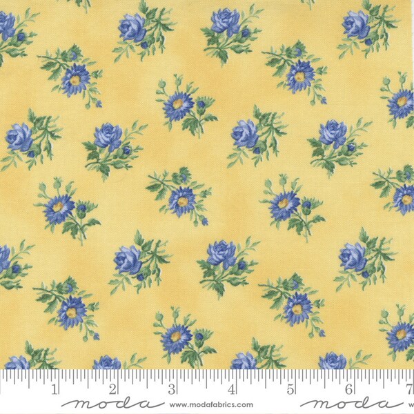 Yellow Blue Fabric - Etsy