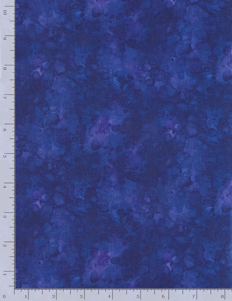 Royal Blue Watercolor Texture Fabric C6100 Timeless - Etsy