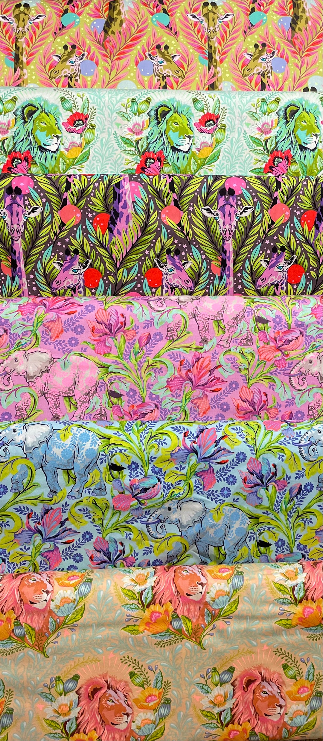 Everglow Half Yard Fabric Bundle Freespirit Tula Pink - Etsy