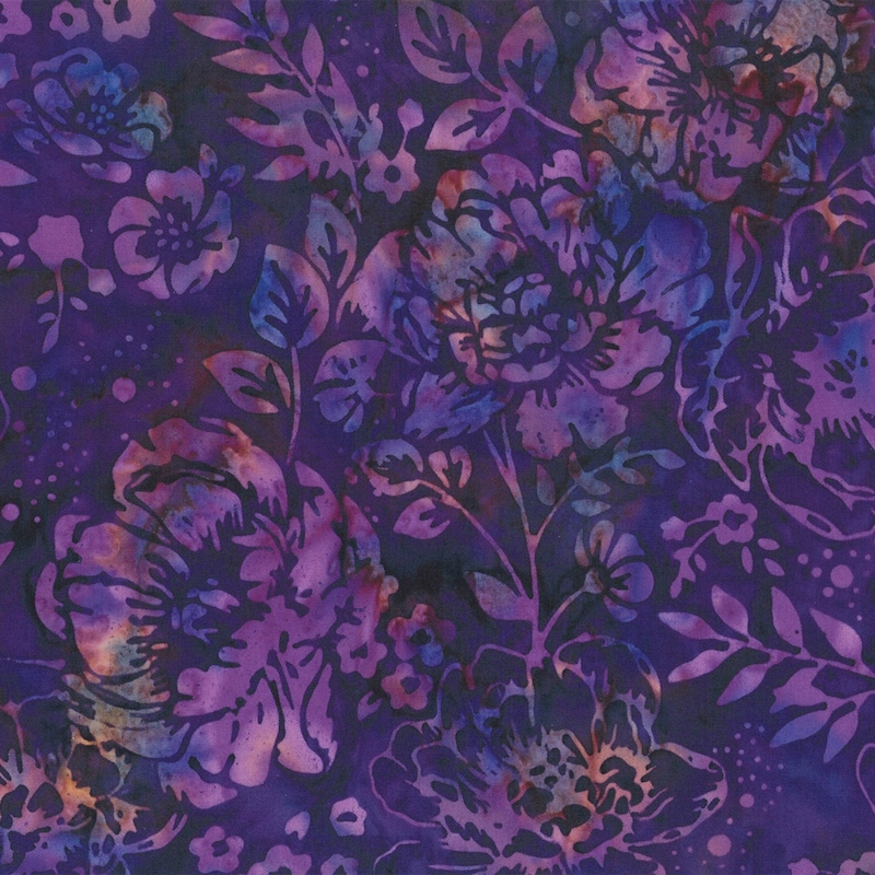 Purple Batik Fabric - Etsy