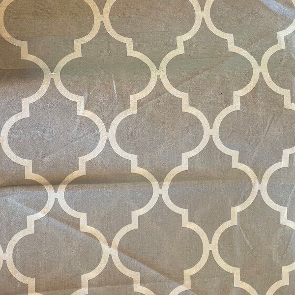 Gray Geometric Fabric - Etsy