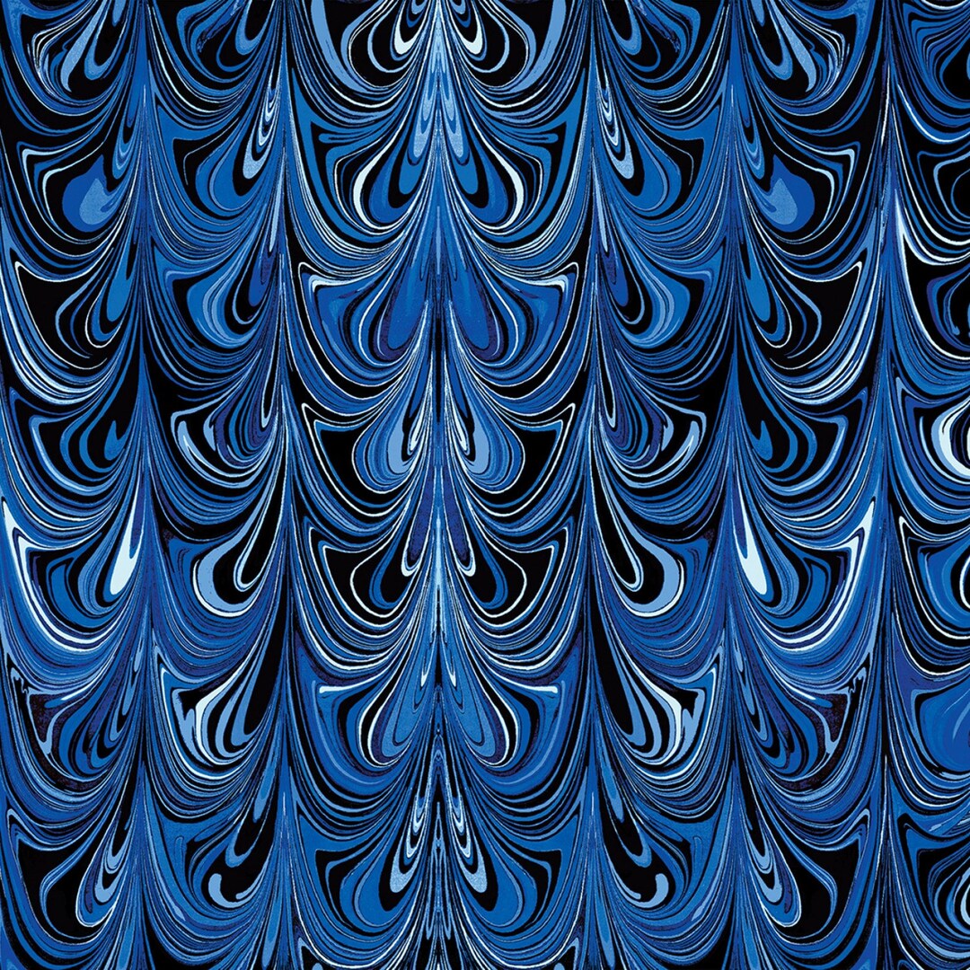 Blue Needle Stars Fabric - 13473B-58 - Paula Nadelstern - Benartex - by ...