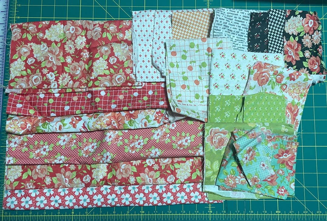 Fig Tree Fabric - Moda - Farmhouse - End of Bolts - Etsy