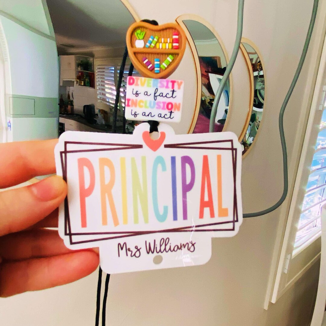 Principal Lanyard and Badge | Custom Lanyard for Keys or ID Badge ...